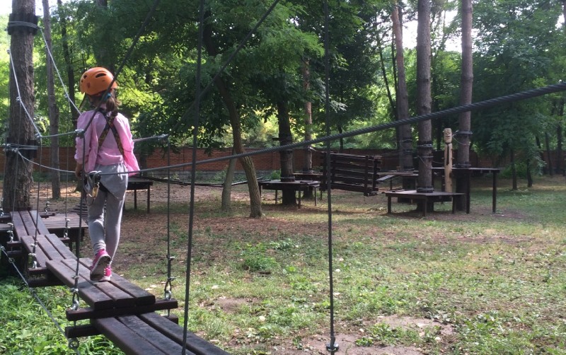5 ore in Parcul de Aventura Comana - Jurnalul Alinutei
